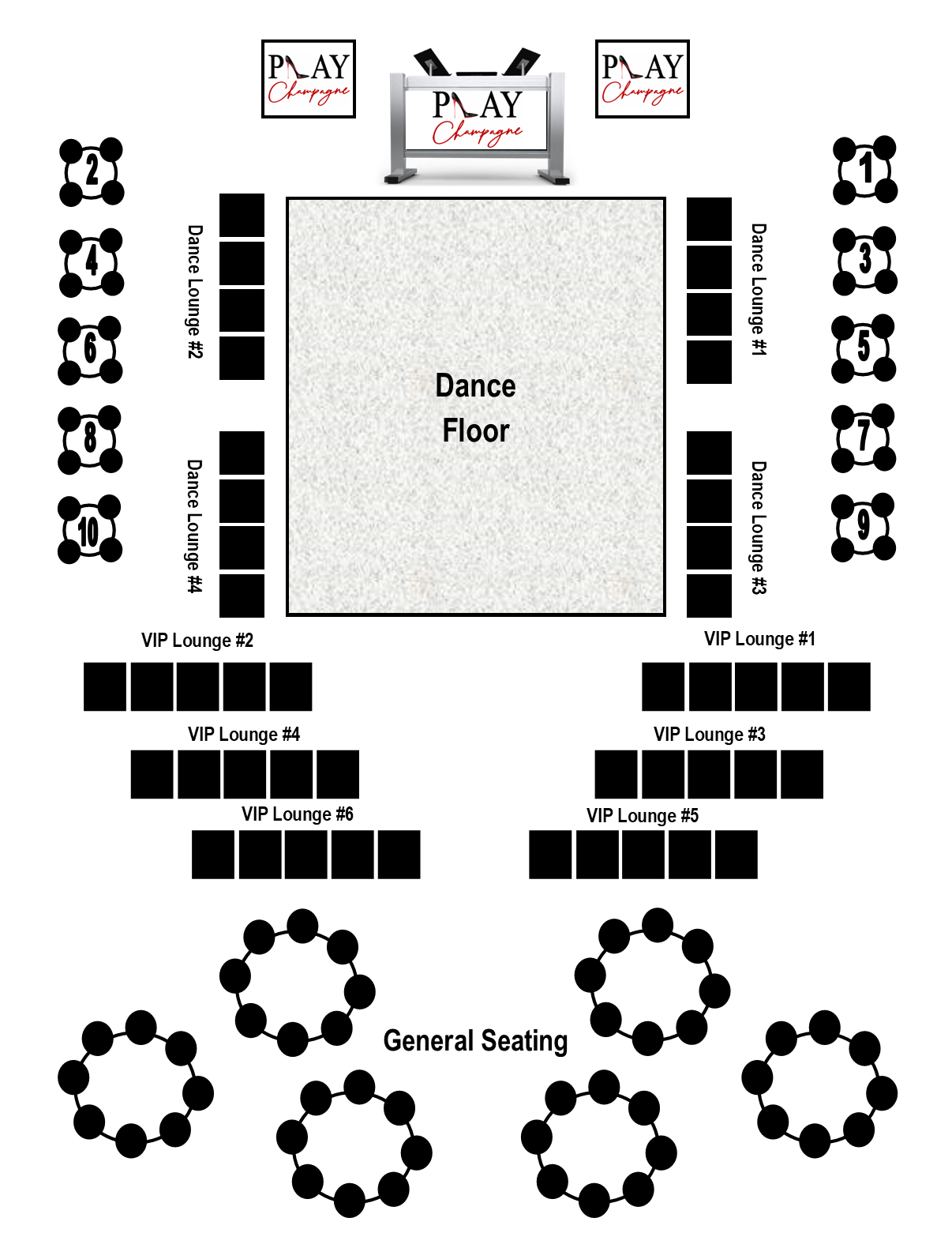 Play Champagne - Create Order
